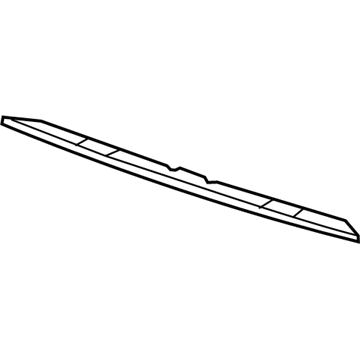 74890-TL0-A01 - Genuine Honda Garnish, Rear License