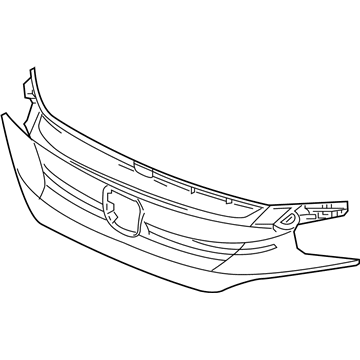 71121-TGG-A51 - Genuine Honda Grille, Front