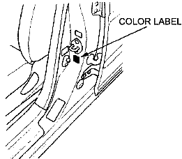 How to find Honda color code?